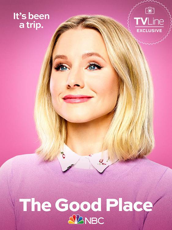 The Good Place ganha cartazes com Personagens estão felizes da última ...
